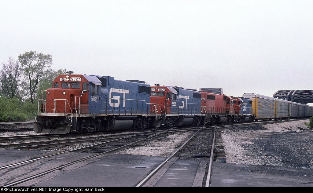 GTW 5827, 5806, 6418, and 5832 on #392